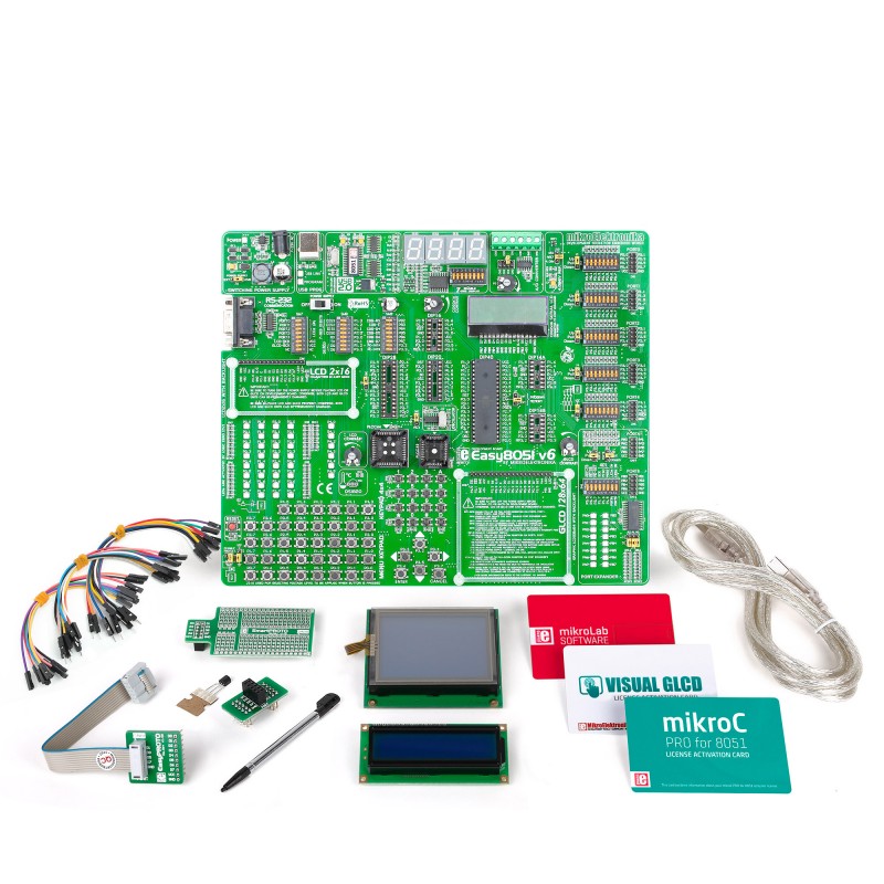 mikroLAB for 8051 - One kit for all your Atmel 8051 microcontroller ...